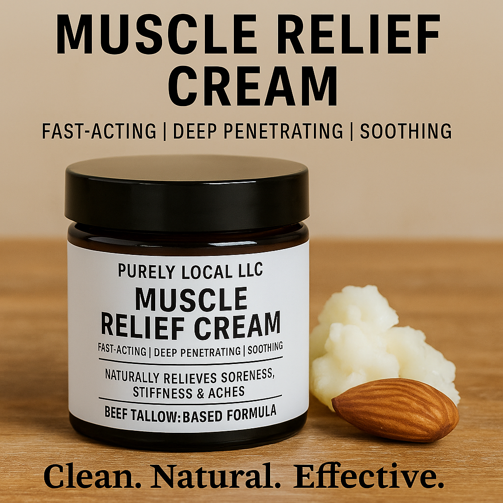 Muscle Relief Cream – Purely Local LLC.